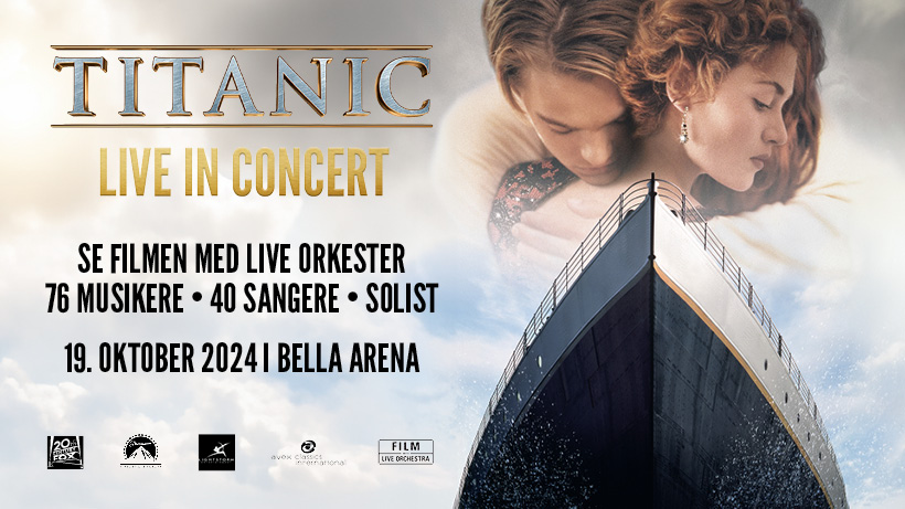 Danmarkspremiere: TITANIC LIVE IN CONCERT