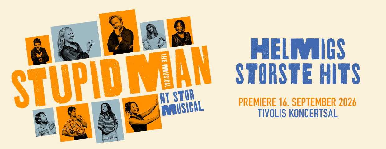 Køb billetter til STUPID MAN - The Musical | Billetlugen.dk